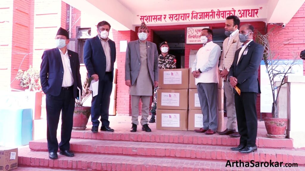 Basanta Chaudhary Foundation provide medical appliances to government ...