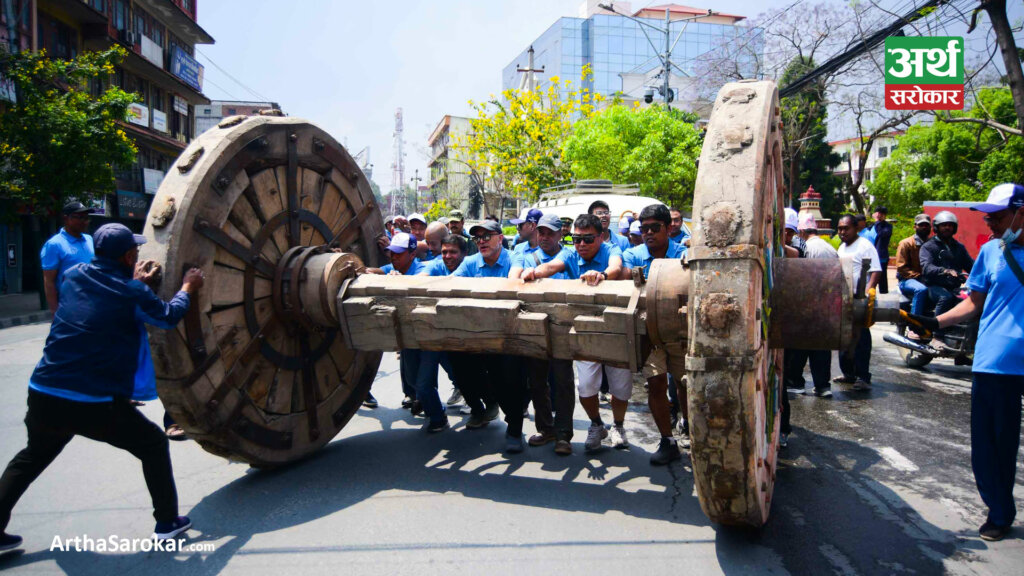 Construction of Red Machhindranath Chariot for Festival | News Detail ...